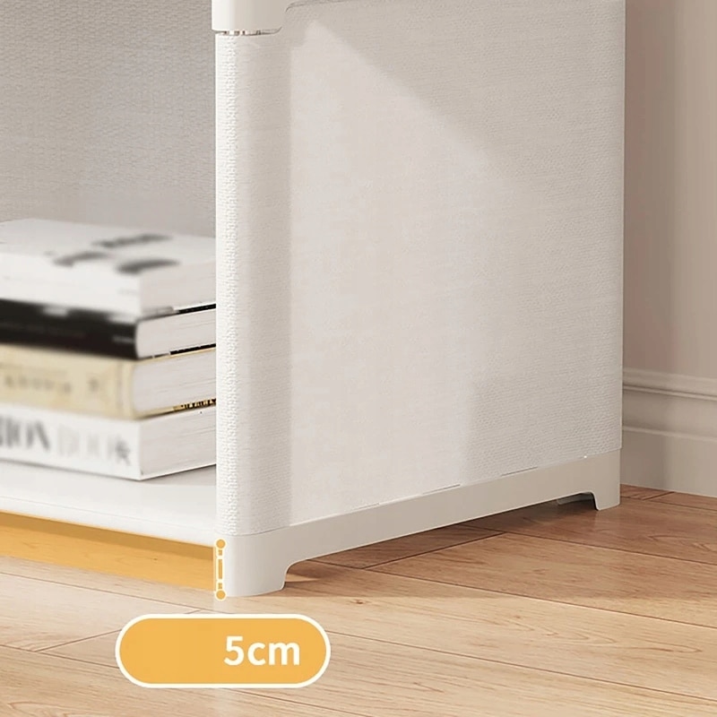Dulap modular pentru haine, Metal, 8 rafturi,125x28x80cm, Alb - eMAG.ro