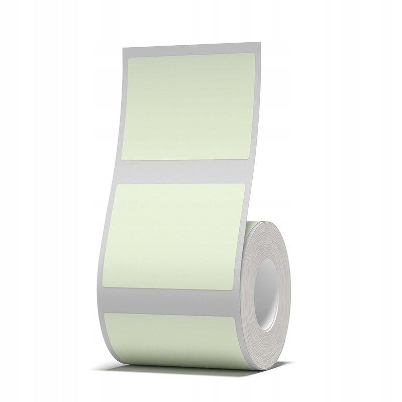 Set 230 etichete autoadezive pentru imprimanta B21/B3S/B1, NIIMBOT, 50x30 mm, Verde deschis ...