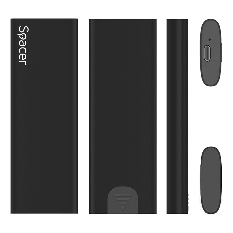 Rack extern SPACER, pt. SSD M.2 PCIe NVMEE, interfata PC USB 3.1 Type C ...