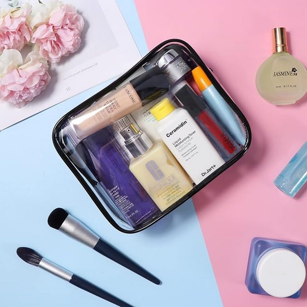 Geanta de machiaj, ComResi, PVC, Transparent - eMAG.ro