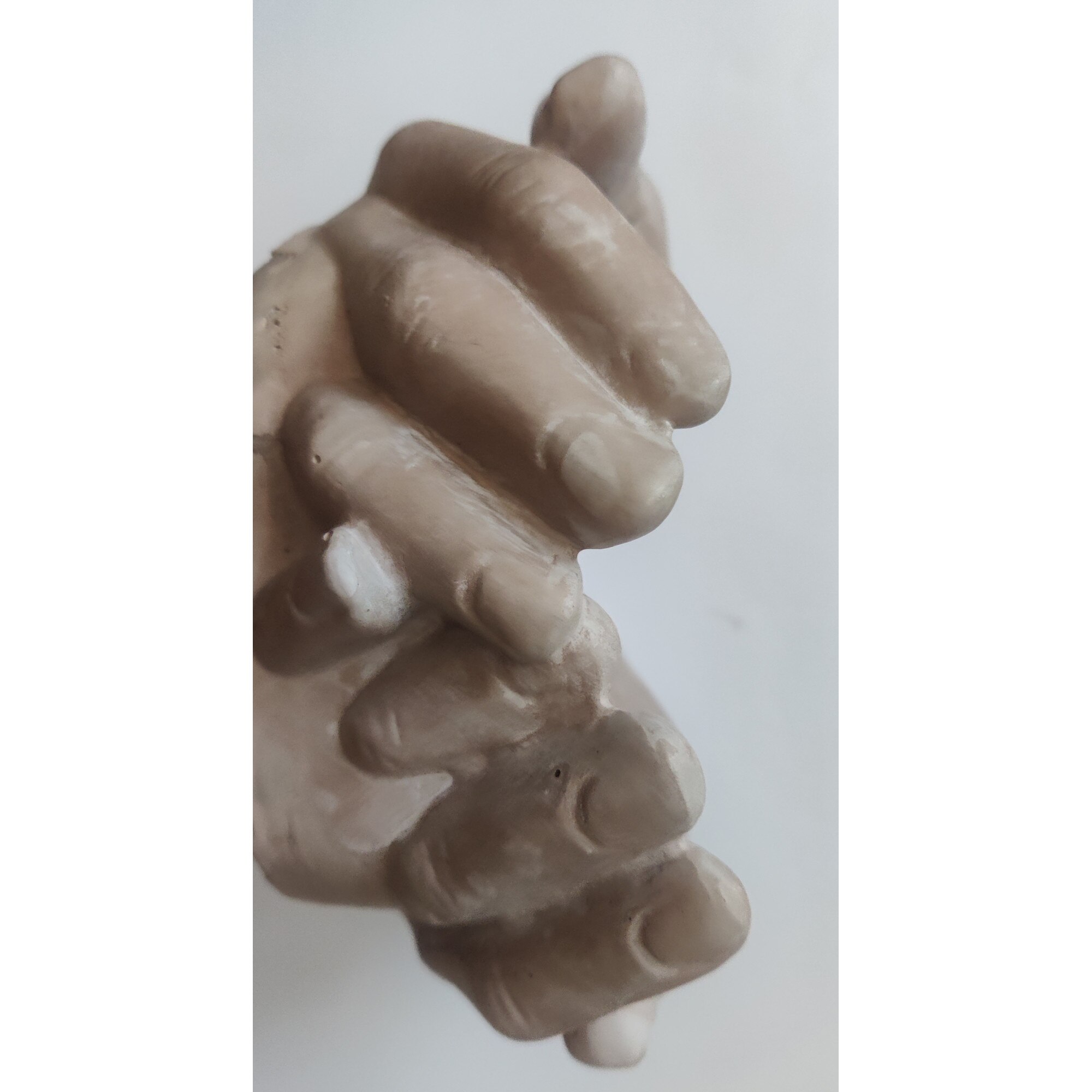 Scrumiera in forma de maini din ciment -Lucrata manual- ArtFelea- Gri ...