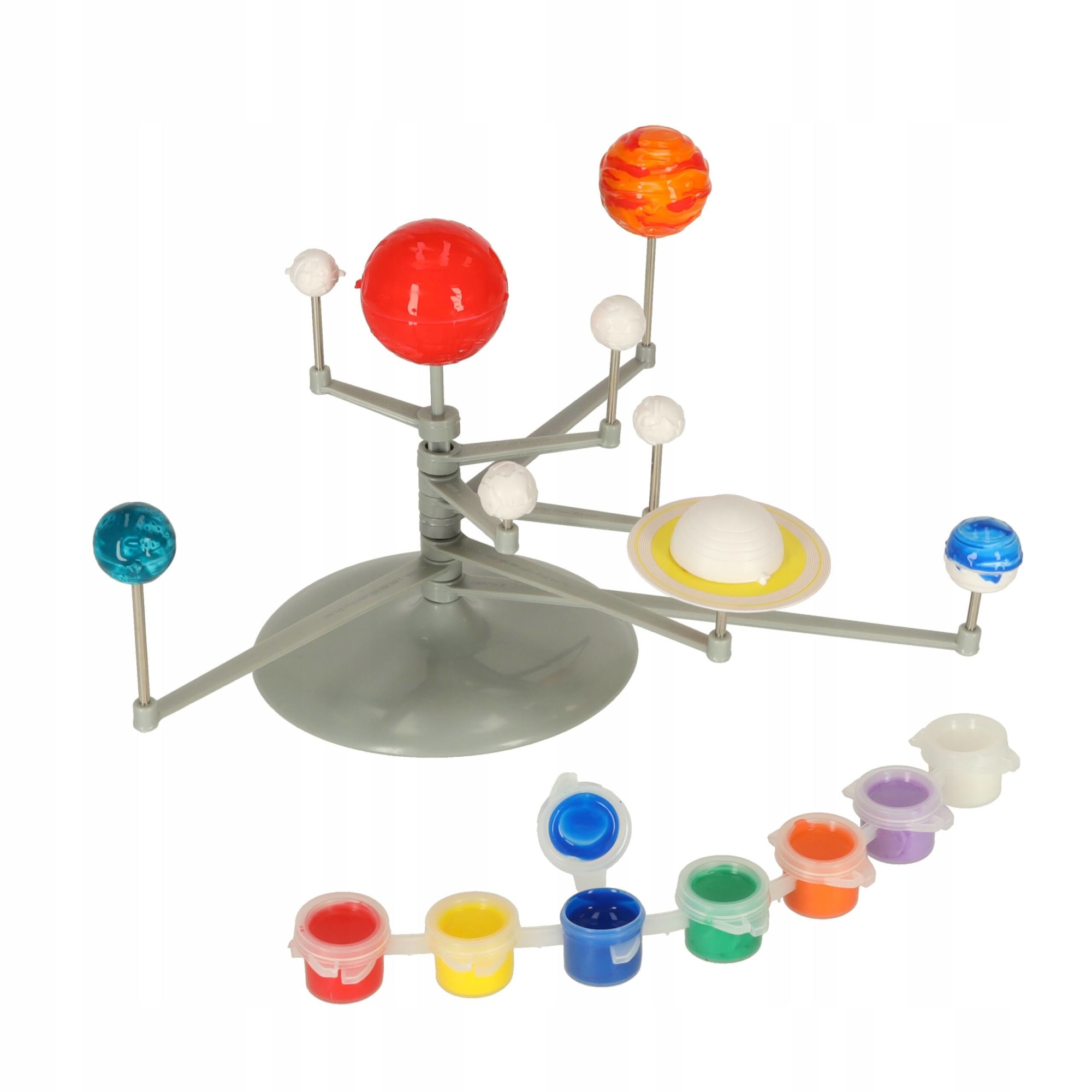 Joc copii invatat planetele, forma de sistem solar set pentru pictura ...