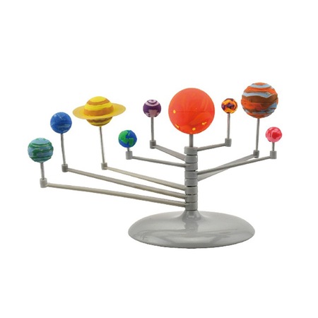 Joc copii invatat planetele, forma de sistem solar set pentru pictura ...