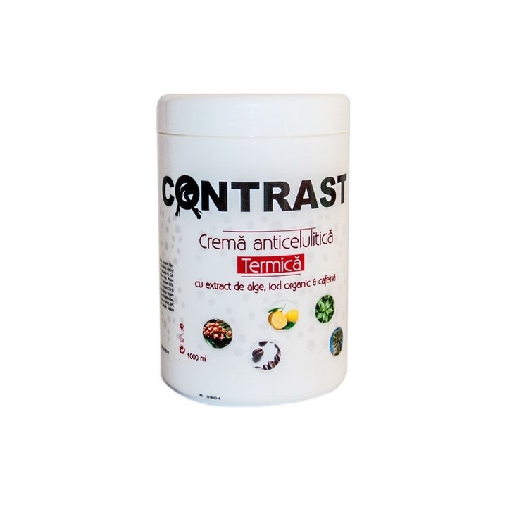 Crema termica anticelulitica CONTRAST - 1000 ml - eMAG.ro