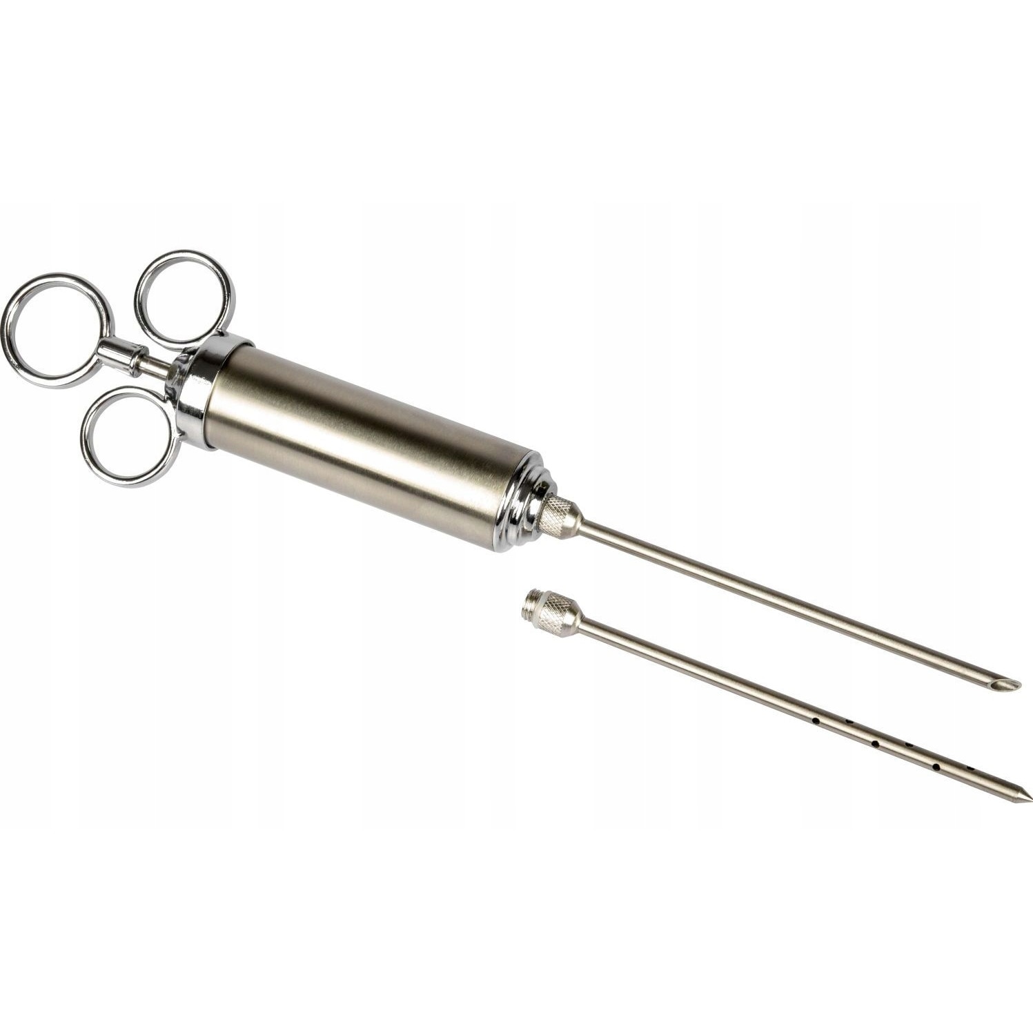 Injector carne cu 2 ace, Browin, Inox, 60 ml, Argintiu - eMAG.ro
