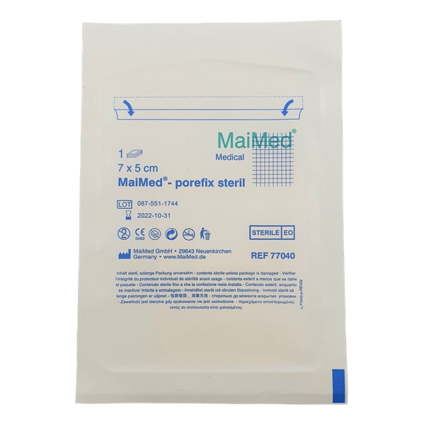 Set 50 pansamente sterile Porefix, MaiMed, Hipoalergenic, 7 x 5 cm, Alb ...