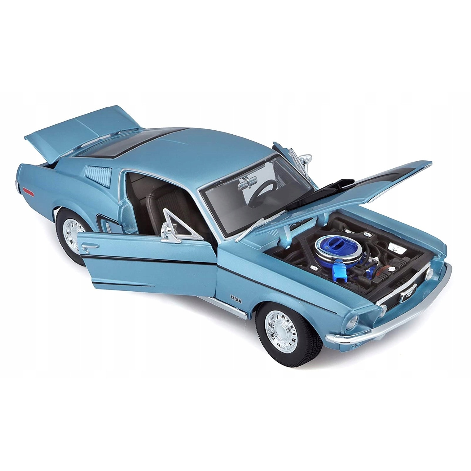 Automacheta Ford Mustang GT Cobra Jet 1968, Maisto, Metal, 1/18 ...