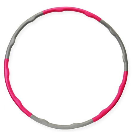 Hoola Hoop fitness, Spartan Sport,Plastic, 95 cm, Gri/Rosu - eMAG.ro