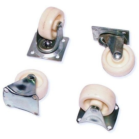 Roti de mobilier, Beast, Nylon, 40 mm, Alb, 4 buc. - eMAG.ro