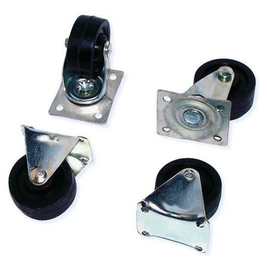 Roti pentru mobilier, Beast, Cauciuc, 40 mm, Negru, 4 buc. - eMAG.ro