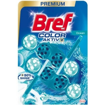 Освежител за тоалетна, Bref, Ocean, 2x50гр - eMAG.bg