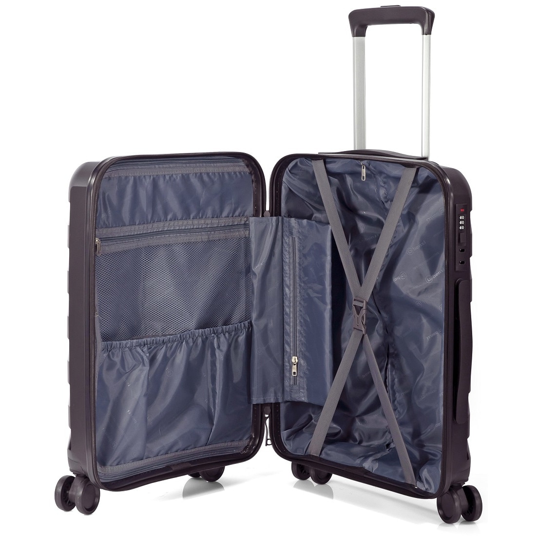 Set Trolere Extensibile Benzi BZ 5750, Polipropilena, 4 Roti Duble, 3 ...