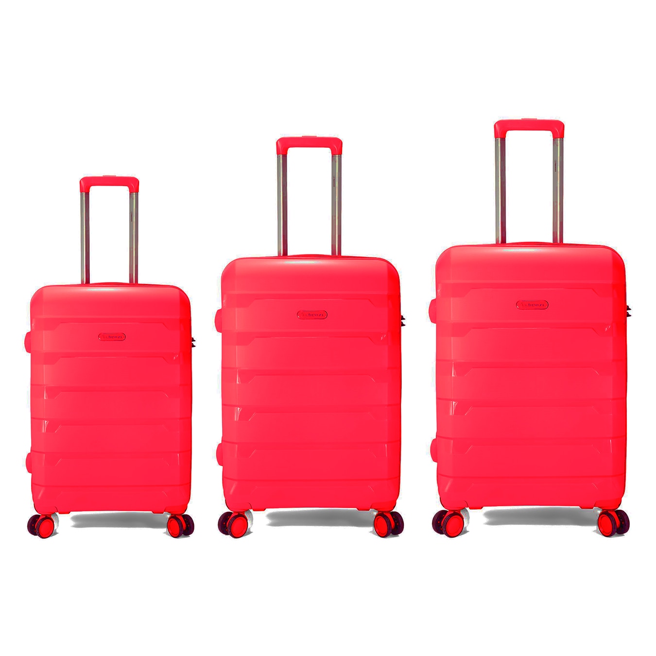 Set Trolere Extensibile Benzi BZ 5750, Polipropilena, 4 Roti Duble, 3 ...