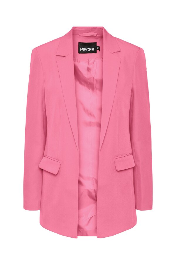 Sacou dama, Pieces, 302957071, Poliester, L INTL, Roz - eMAG.ro