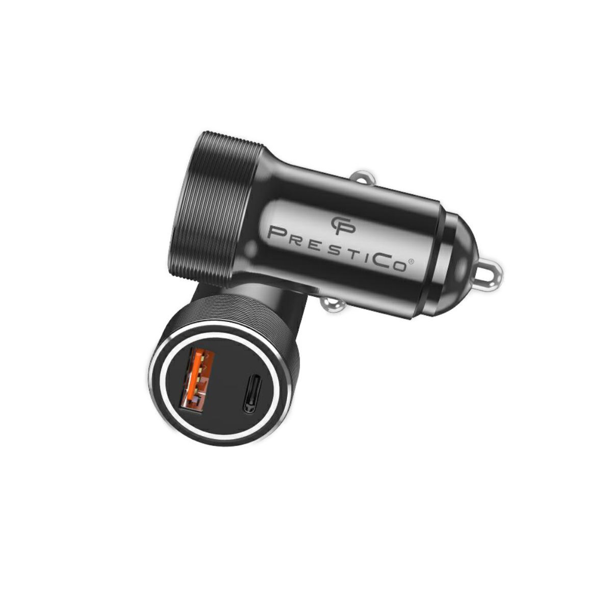 Incarcator Auto 20w Prestico K2a Cu 2 Porturi 1x Usb C Pd 20w Si