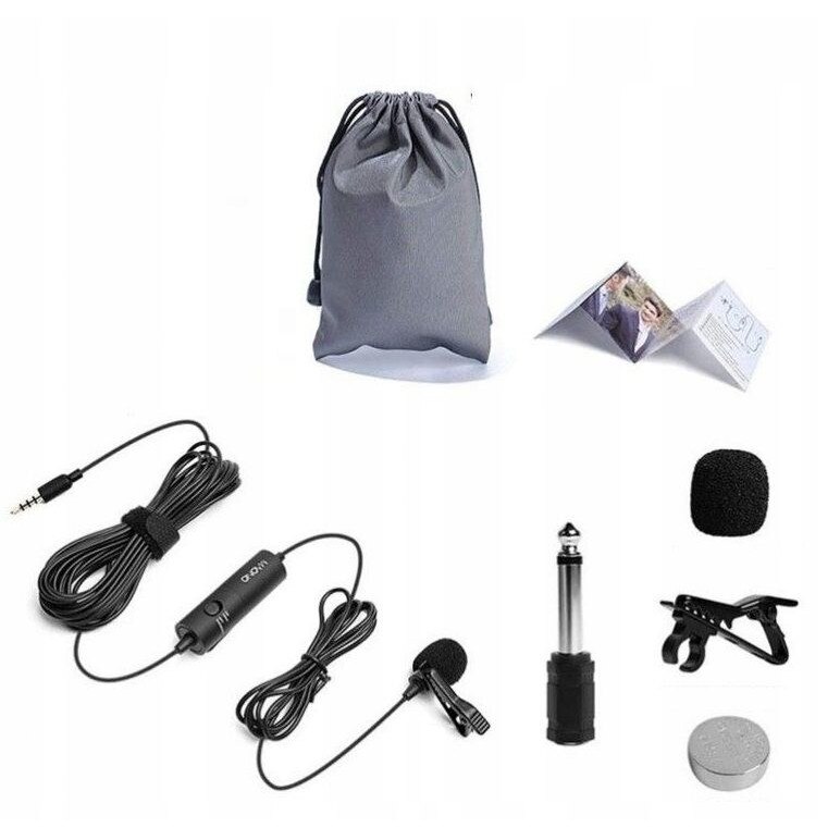 Microfon dinamic, lavalier, mini mufa de 3, 5 mm pentru telefon ...