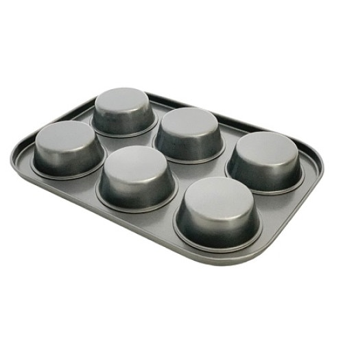 Tava briose, 6 forme, Teflon, 27x19 cm, Wei 01667 - eMAG.ro