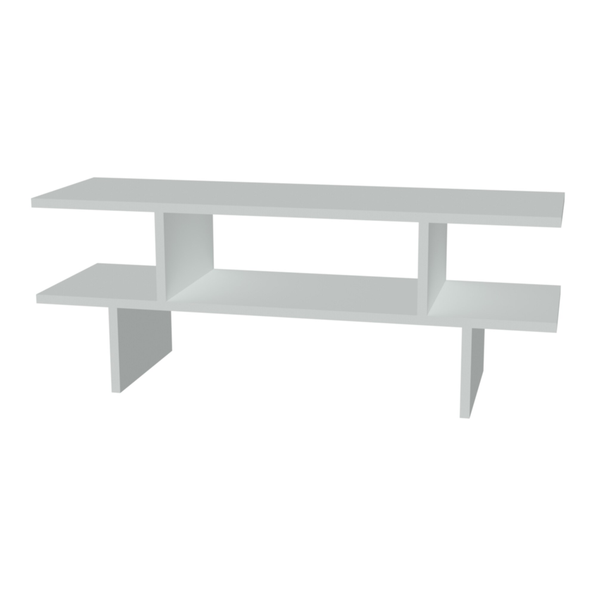 Comoda TV, en.casa, PXTA-6324 Heim, 100 x 30 x 38 cm, pal, alb, cu ...