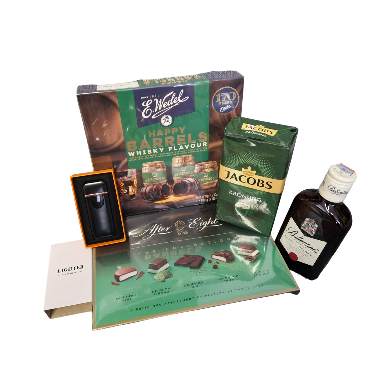 Pachet Cadou cu Bricheta USB, Praline After Eight, Praline de ciocolata ...