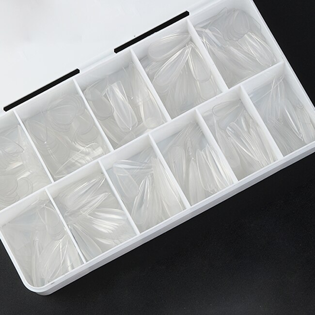 Tipsuri de unghii dizolvabile Short Matte Coffin Soft gel tips Pinpai ...