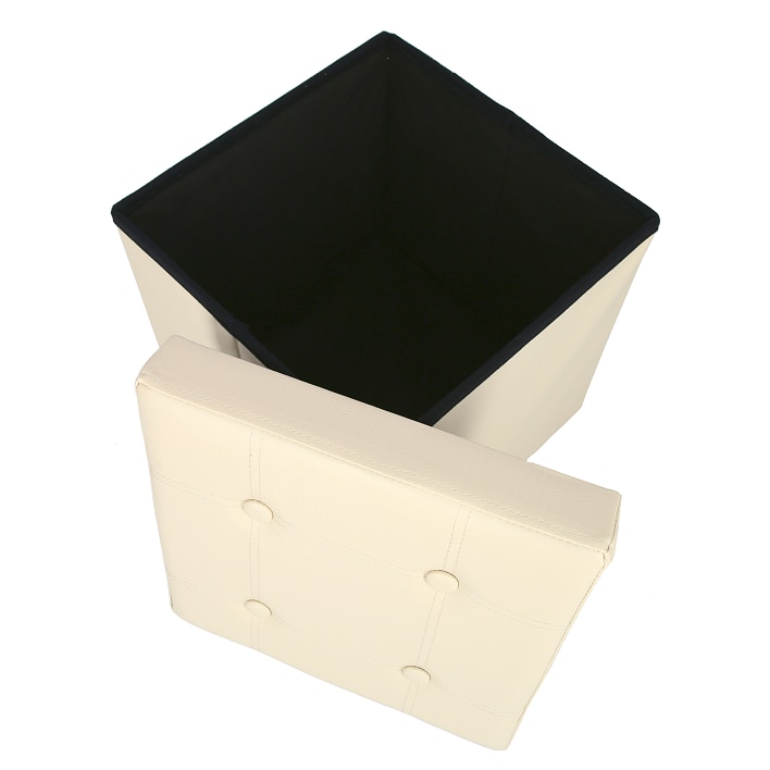 Taburet multifunctional cu spatiu de depozitare si capac reversibil ...