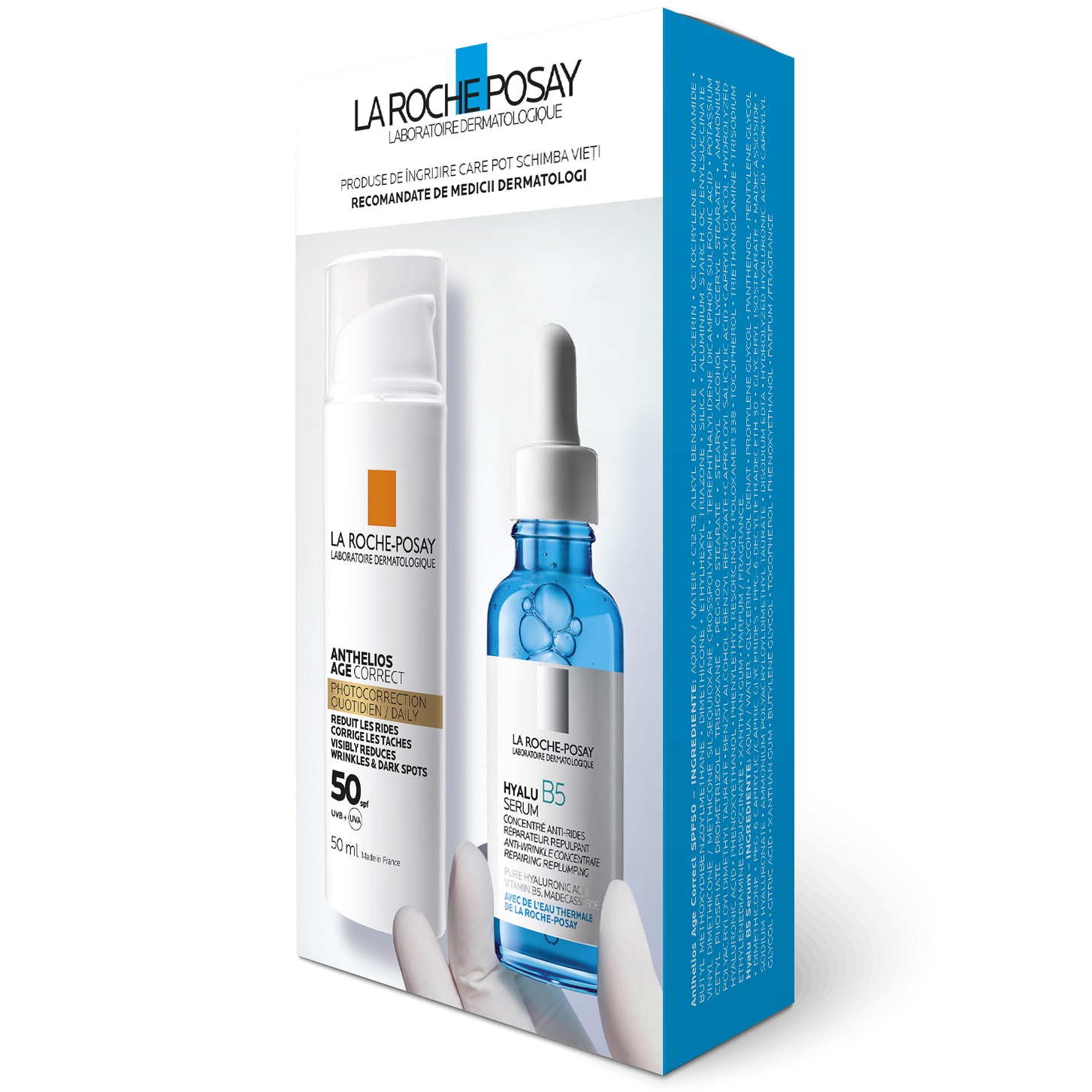 Kit rutina La Roche Posay Hyalu B5 - eMAG.ro