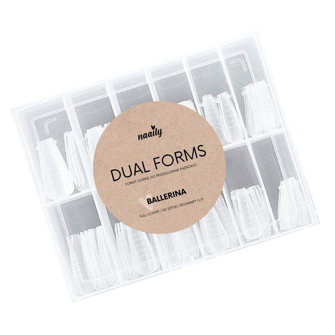 Set 120 tipsuri, Naaily, Plastic, Forma balerina, Transparent - eMAG.ro