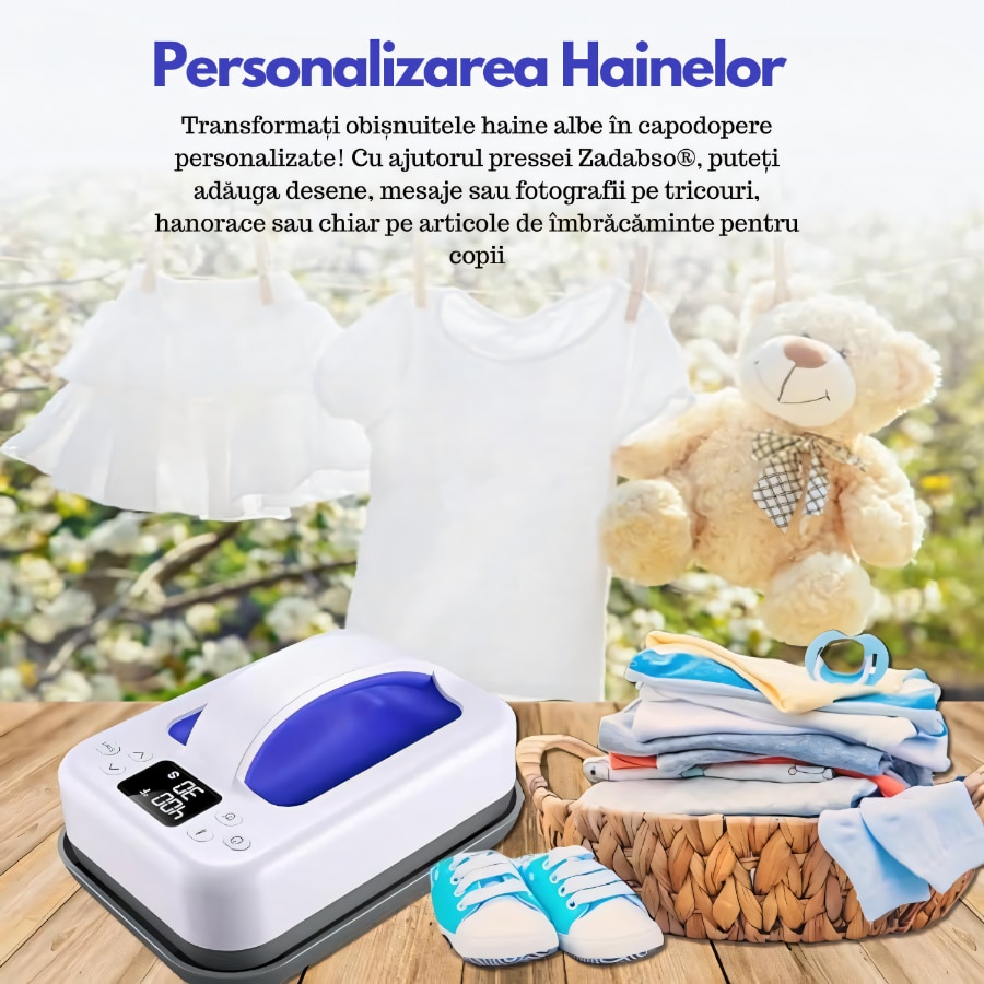 Presa imprimare termica, Zadabso®, multifunctionala, portabila, anti ...