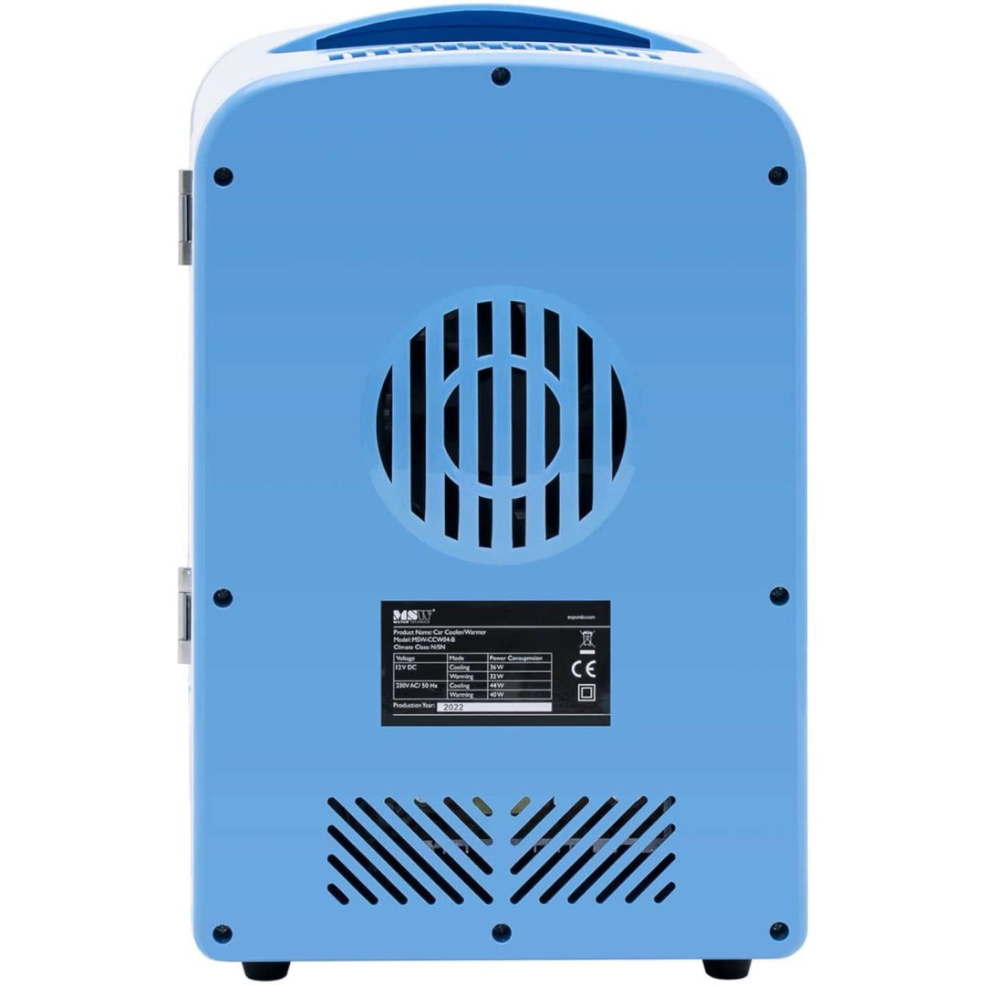 Mini frigider, MSW, 12V, 4l, Albastru - eMAG.ro