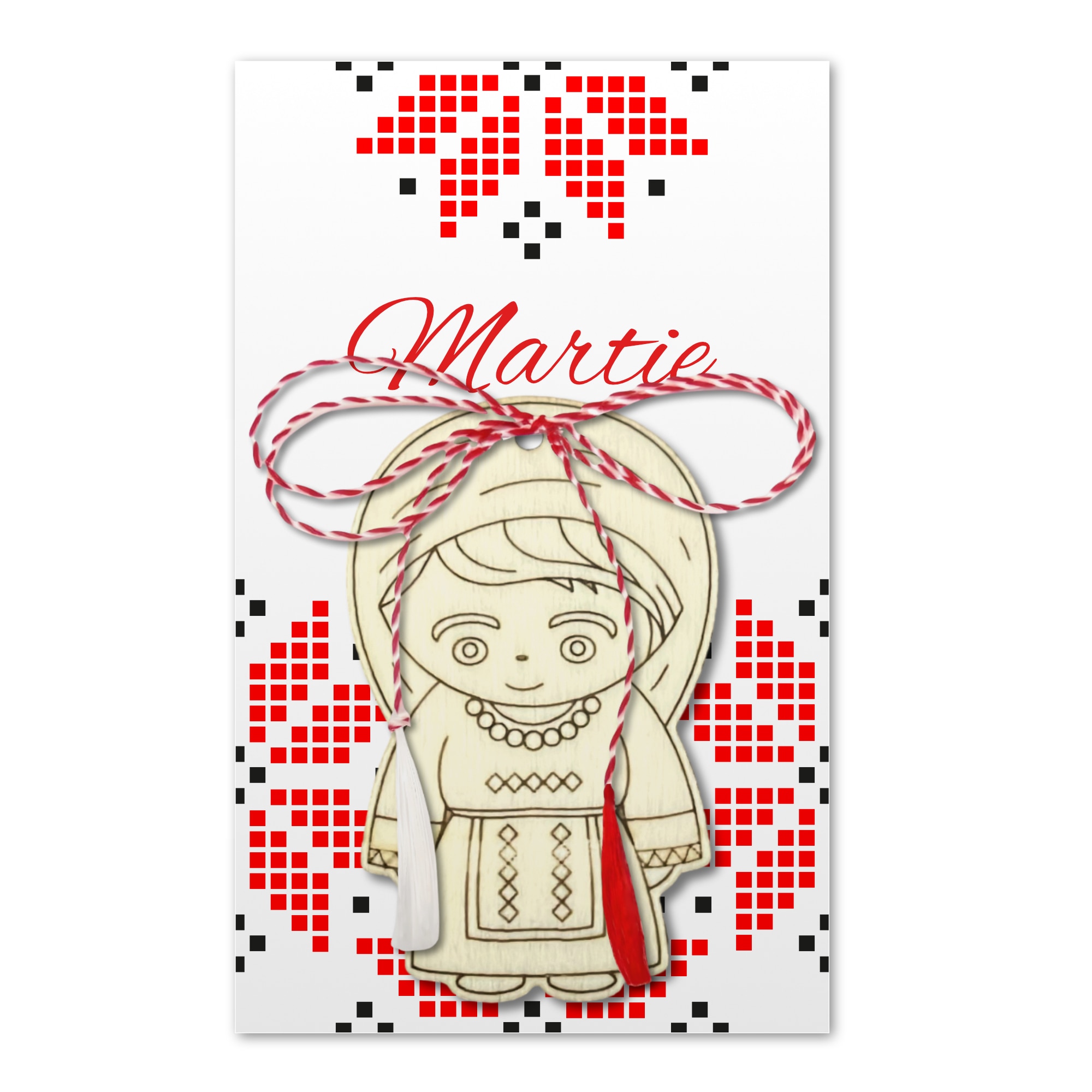 Martisor, Lemn - Model Traditional - eMAG.ro