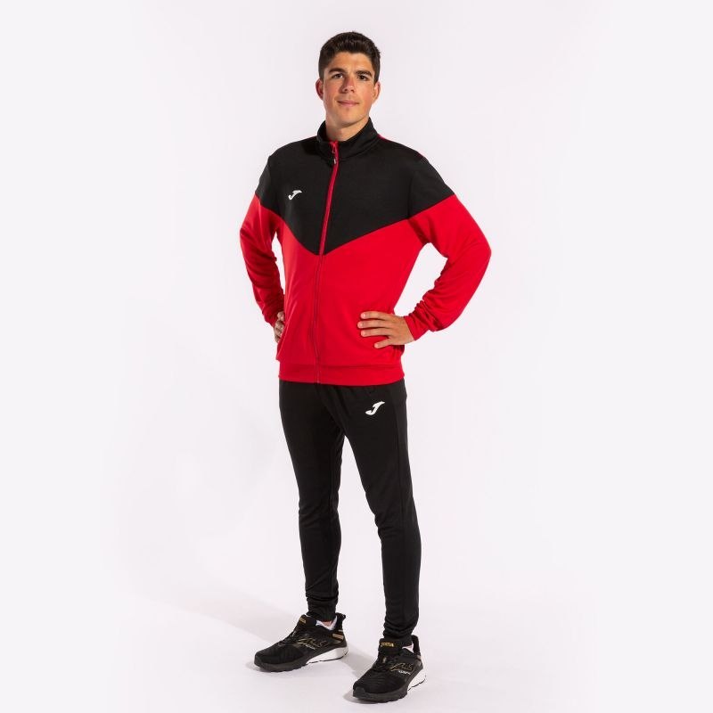 Trening sport barbati, Joma, Oxford, Lana, Rosu/Negru, 7XS - eMAG.ro