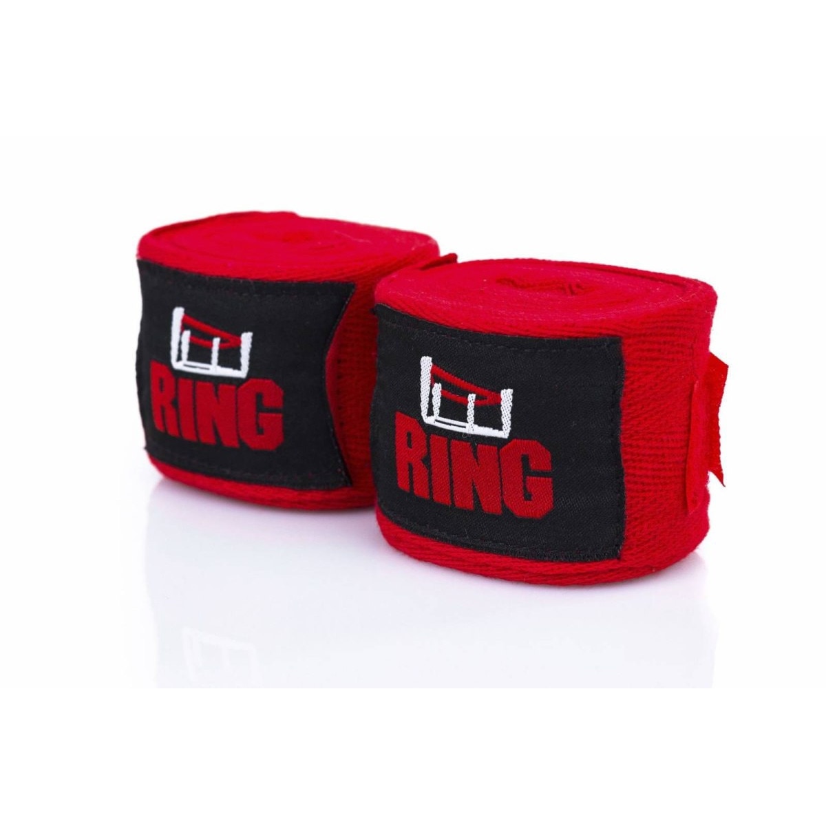 Set 2 bandaje pentru box, Ring, Bumbac, 4.5m, Rosu - eMAG.ro