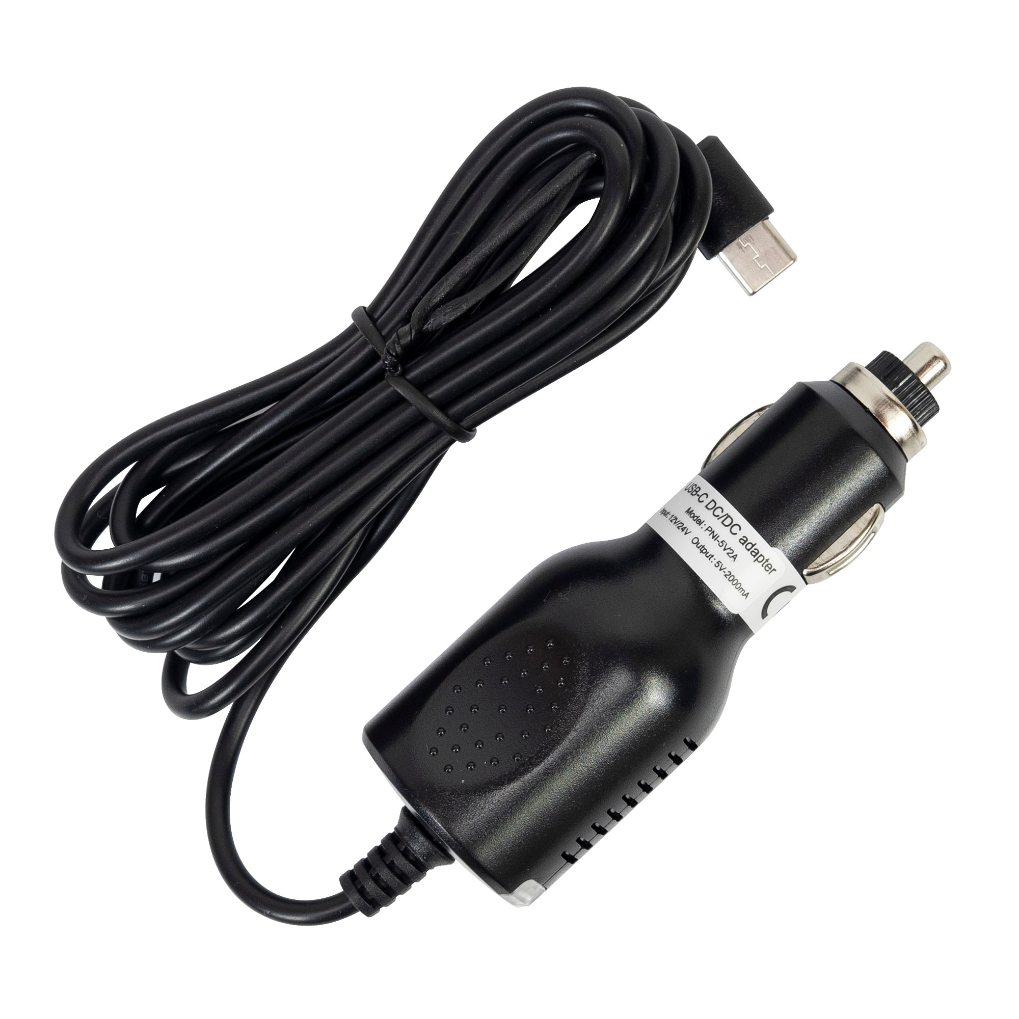 Incarcator auto PNI cu mufa USB-C 12V/24V - 5V 2A, pentru GPS, lungime ...