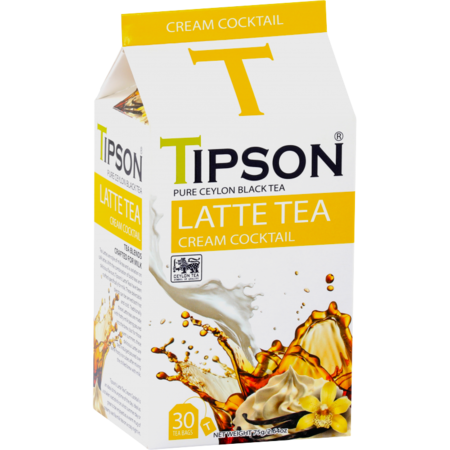 Ceai negru pur Ceylon "Latte Tea" Cream Cocktail, cu smantana si ...