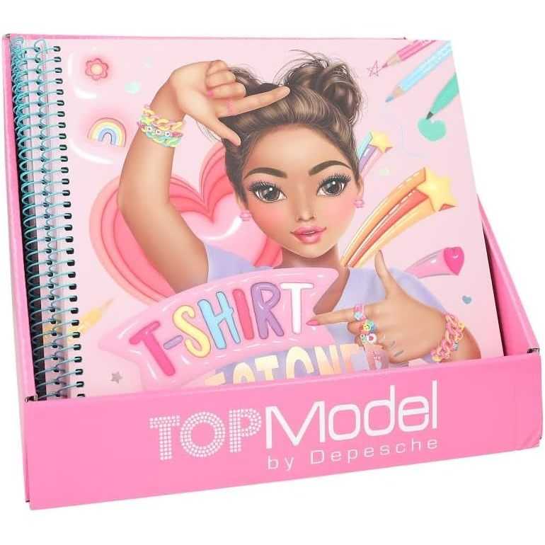 Carte de colorat TOPModel T-Shirt Talita Designer, PT12769_1, Depesche ...
