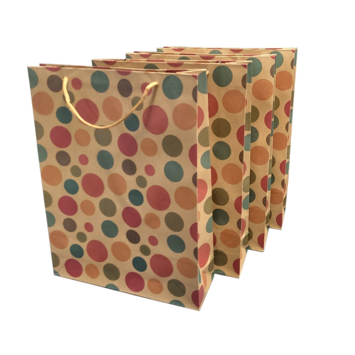 Punga cadou GN3XXL Cercuri, carton tare, 31.5x42x9.5 cm, set 4 buc ...