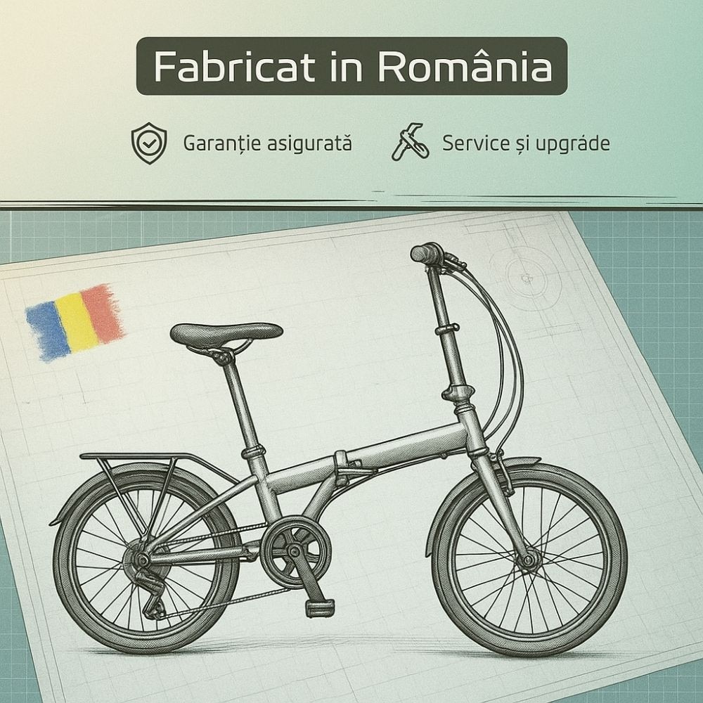 Bicicleta Electrica Pliabila Devron 20122 - 20 Inch, S, Negru/Albastru ...