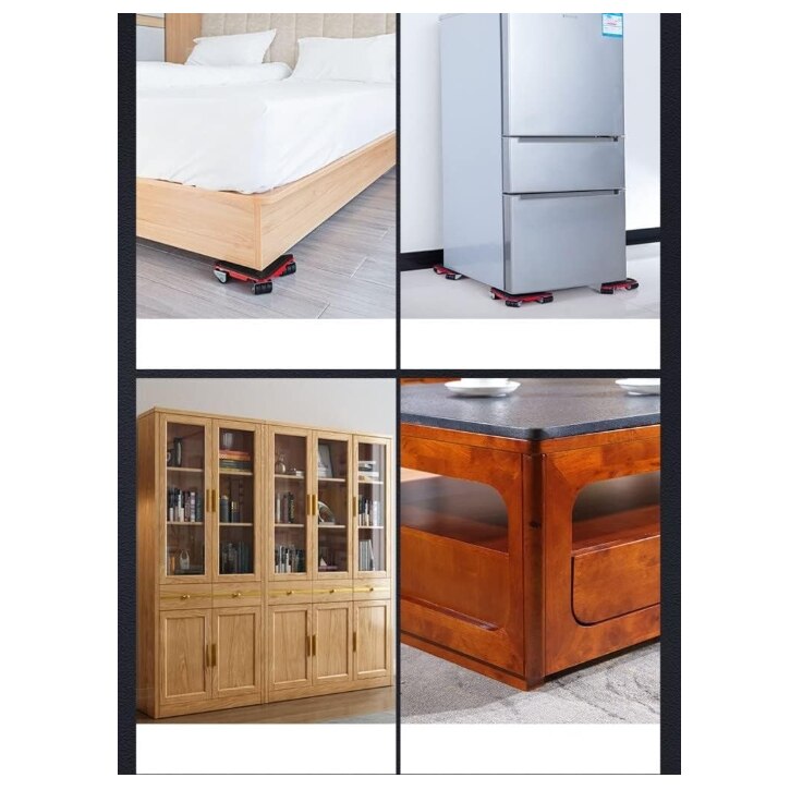 Kit complet pentru mutat si carat mobila, At Performance, reglare 360 ...