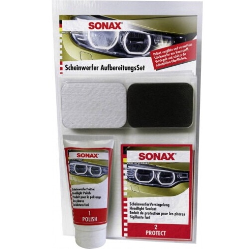 Kit Polish si Protectie Faruri Sonax Headlight Restoration - eMAG.ro