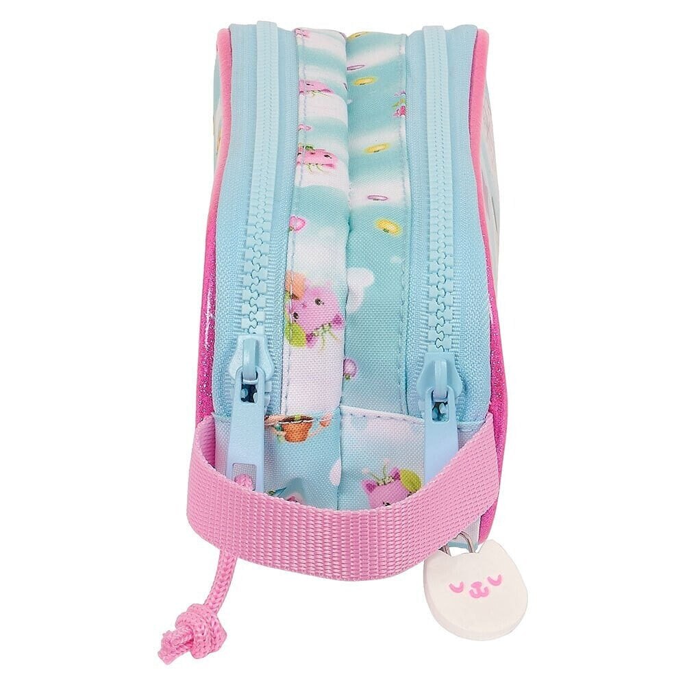 Penar cu 2 compartimente Gabby's Dollhouse, 21x6x8 cm Albastru - eMAG.ro