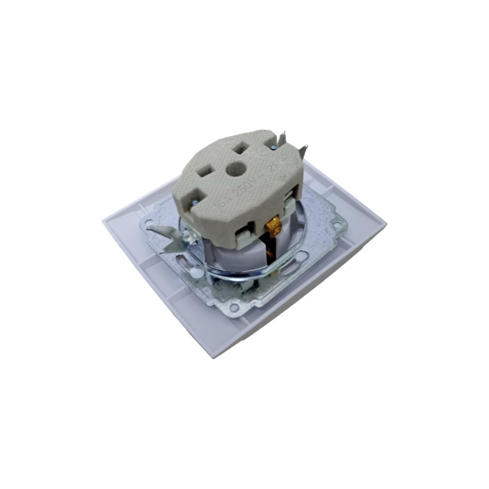 Priza simpla incastrata, model AVI-2017, alb - eMAG.ro