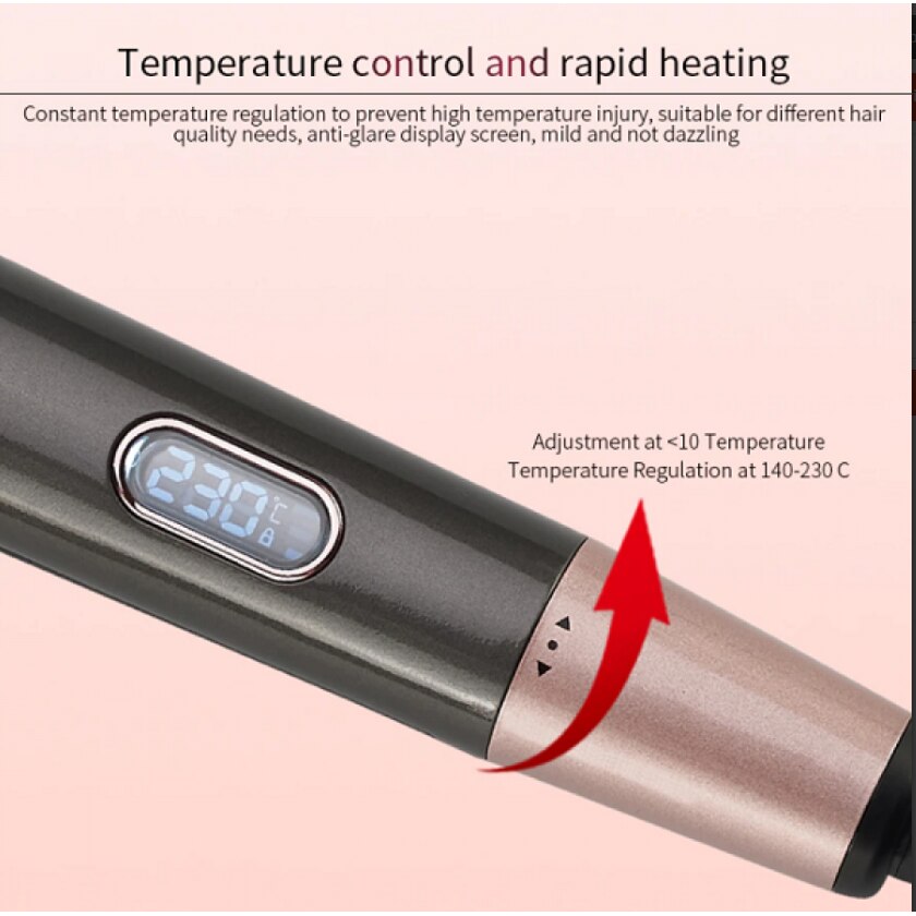 Placa de par 3 in 1, Zola®, pentru indreptare par, bucle si valuri ...
