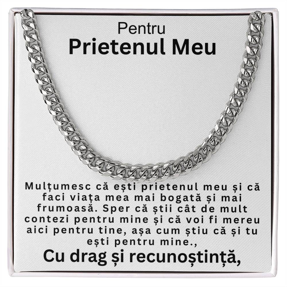 Lant Pentru Prieten, Mesaj de Recunostinta, Cutie Bijuterii si Card ...