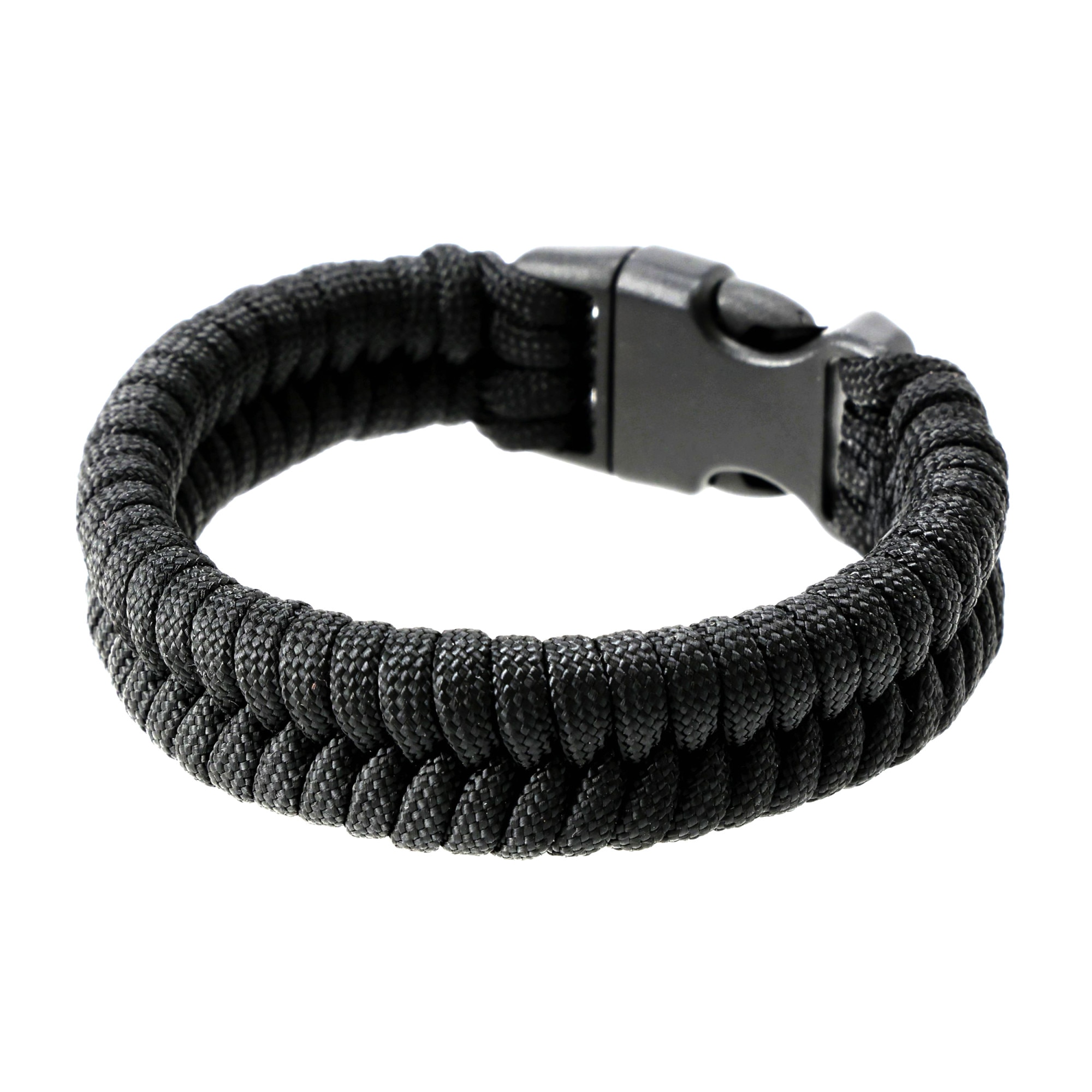 Bratara paracord, EDCX, 3.2 m, 250 kg, Negru, L - eMAG.ro