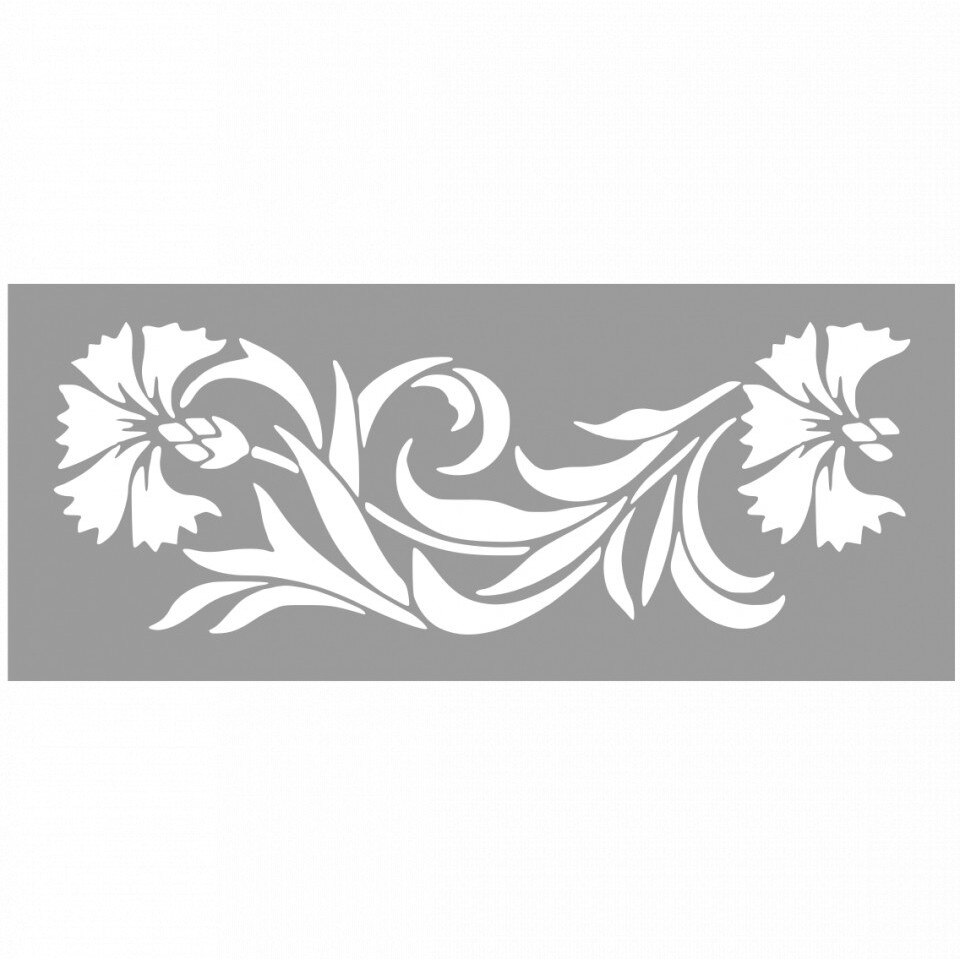 Sablon Repetitiv 120 * 50 cm Bordura Flori SP64 - eMAG.ro