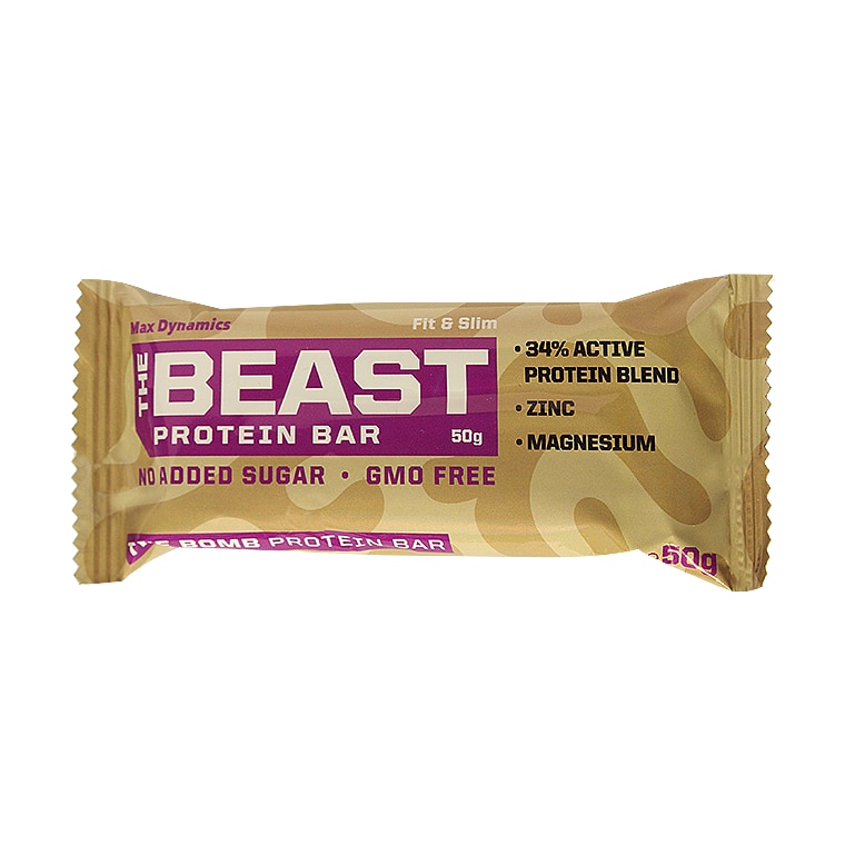 Протеинов бар Max Dynamics Beast bar, 50g - eMAG.bg