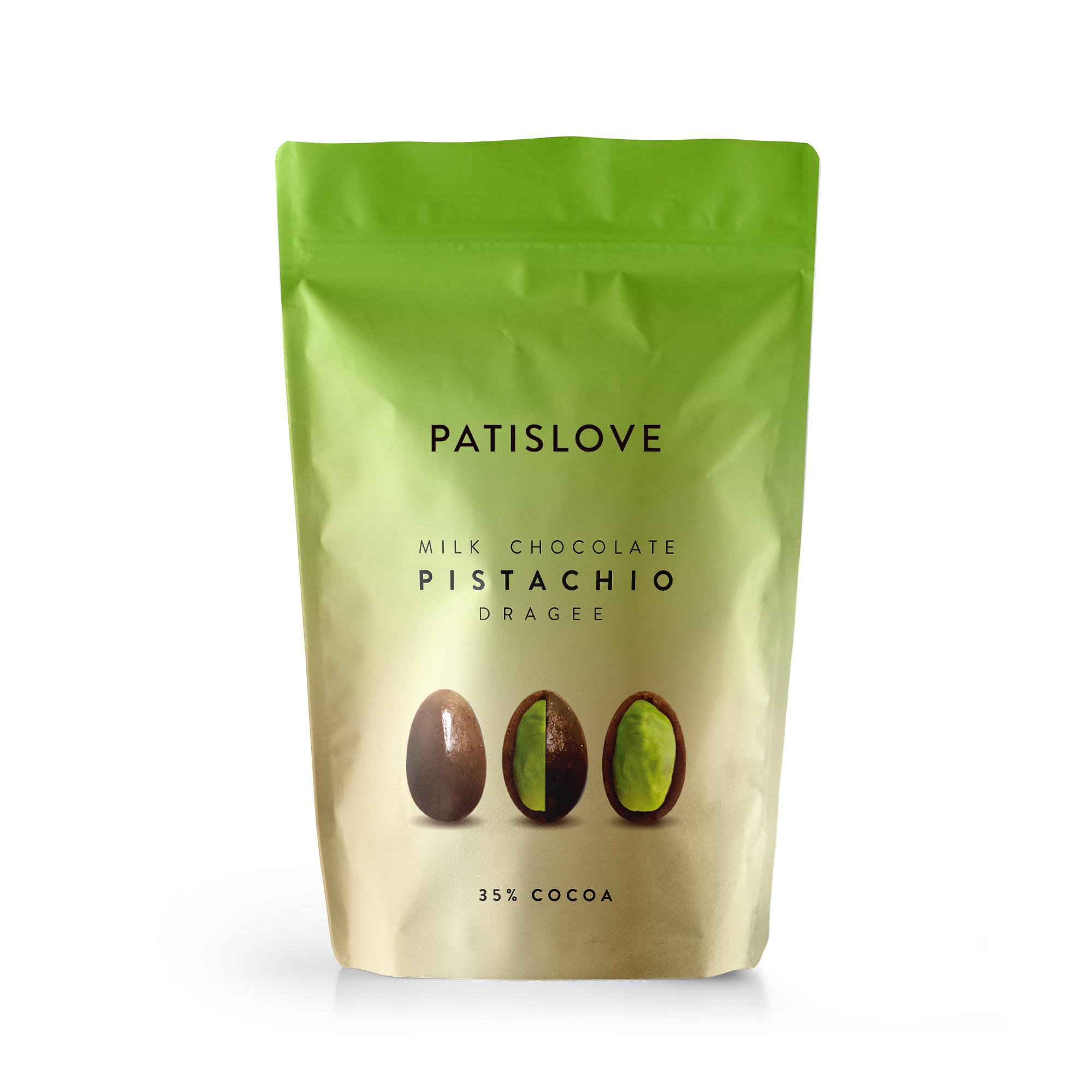 Drajeuri de ciocolata cu lapte si fistic, 80g - eMAG.ro