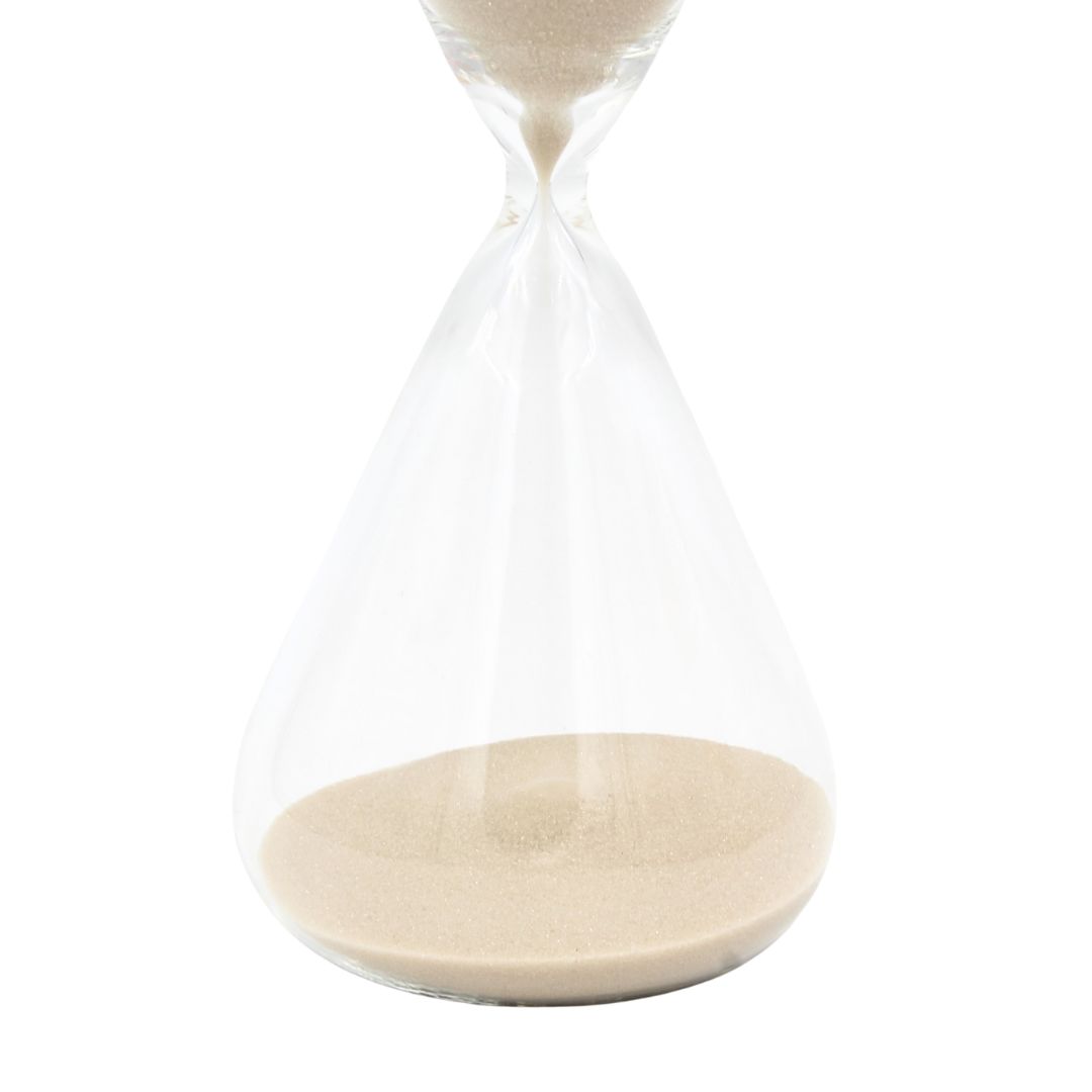 Clepsidra 20 minute cu nisip bej 20x8cm - eMAG.ro