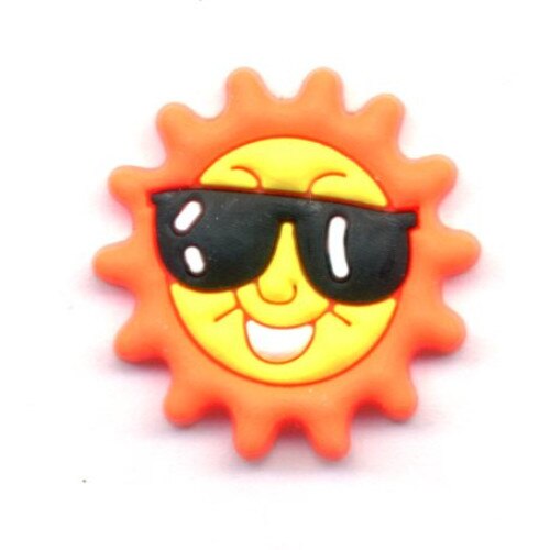 Accesoriu Crocs Jibbitz, Cool Sun, multicolor - eMAG.ro