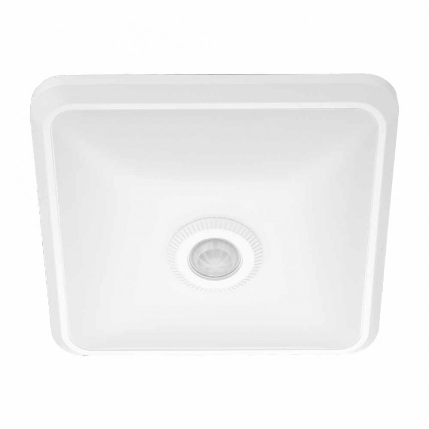 LED плафон със сензор за движение Lightex, 360', 12W, 4000К, 950lm, max ...